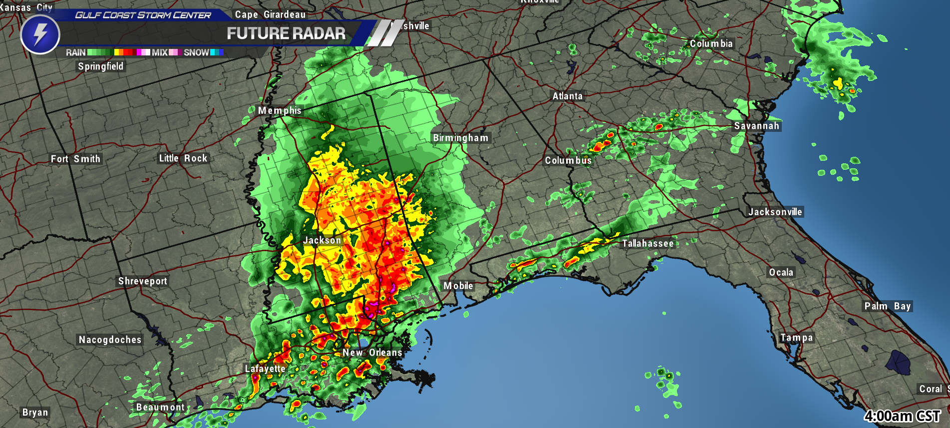 Severe Storms Likely Across Parts of the Region Overnight, Again ...