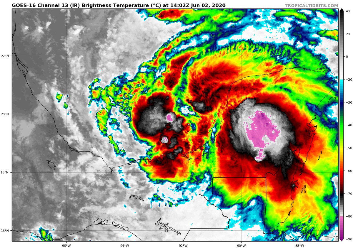 Tropical Depression Three Slightly Stronger; Likely to Become Cristobal ...