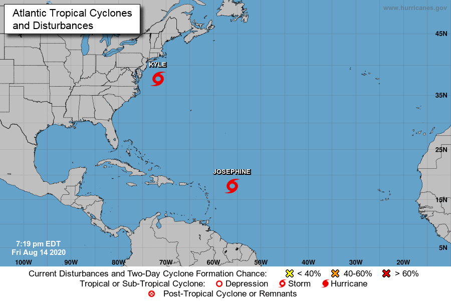 Tropical Update: Kyle Forms; Increase in Activity Likely in 7 to 10 Days